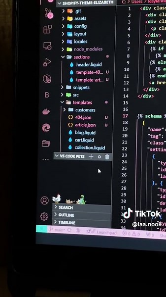 Coding with my Cute Companion! 🐾🐱 Enjoy Programming Time!
