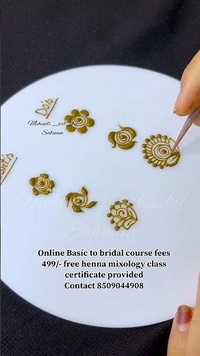 Mehendi class || Beginner mehendi class #shortvideo #mehndi #henna
