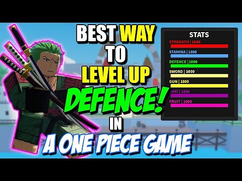 How To Train Defence in A One Piece Game - The Fastest Way