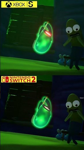 Spongebob Squarepants Titans of the Tide Switch 2 vs Xbos Series S Graphics Comparison