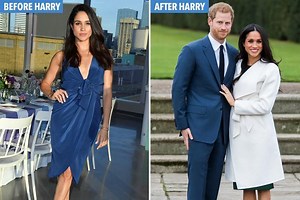 The evolution of Meghan Markle's body language explained as expert claims she has 'become more comfortable' since meeting Prince Harry