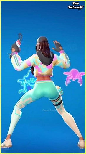 Fortnite I'm The Visual Emote Pastel Ruby Skin Thicc 🍑😱🔥