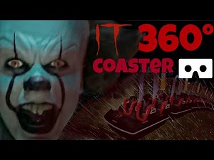 IT Chapter 2 360° VR Rollercoaster Movie themed VR POV Ride 360 도 롤러코스터 탐험 ジェットコースター