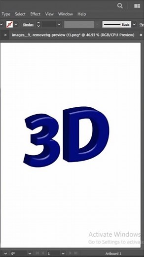 CREATE A STUNNING 3D TEXT EFFECTS IN ADOBE ILLUSTRATOR ‪@IllustratorMagic‬