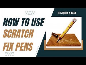 How to Use Miller Scratch Fix Pens - Furniture Touch Up Markers