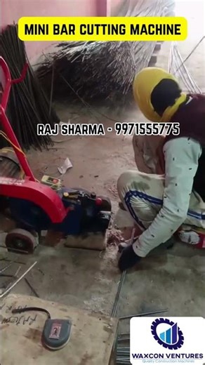 Mini Bar Cutting Machine | 4-12mm capacity | Bar Cutting Machine 9971555775 #tmt #cuttingmachine