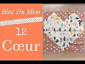 Patchwork machine - Bloc: Coeur