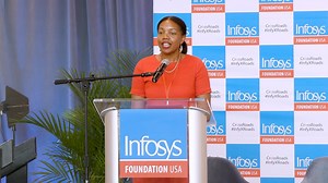2.4K views · 46 reactions | "When we provide the exposure, cultivate the experience, and raise the bar for what we can do for our students, our students rise to meet it.” 7 must-watch minutes of IPS Superintendent Dr. Aleesia Johnson speaking at Infosys Foundation USA's CrossRoads 2025 about setting a high bar and IPS' commitment to bring computer science to students throughout the district as part of #RebuildingStronger. | Indianapolis Public Schools | Facebook