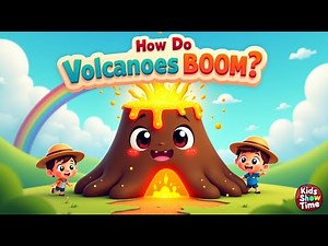 How Volcanoes Work Explained Simply | How Lava, Magma & Eruptions Work Facts & Animation for Kids