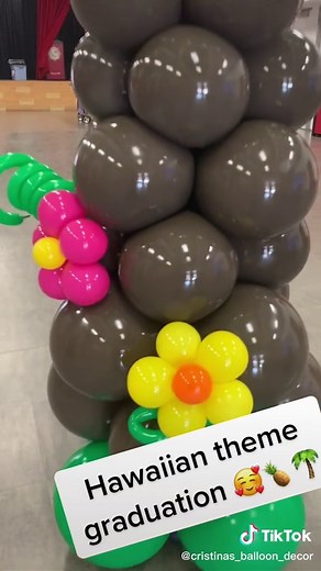 Hawaiian Themed Party Balloon Decor Ideas