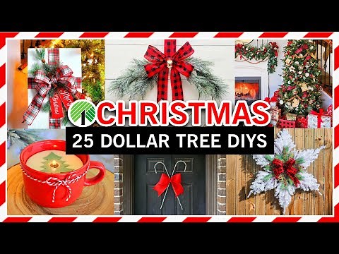 25 Of The Best Looking Dollar Tree Christmas DIYs