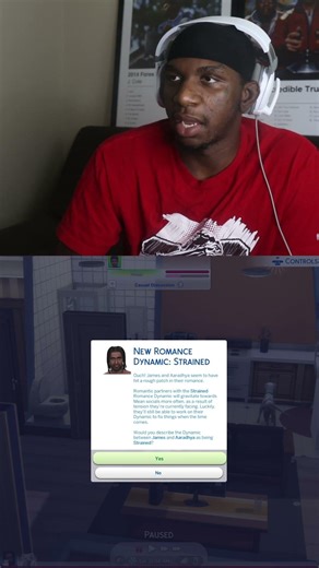 New romance dynamic #sims4letsplay #sims4 #thesims4 #shorts