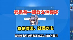 文件损坏常见原因及处理方法