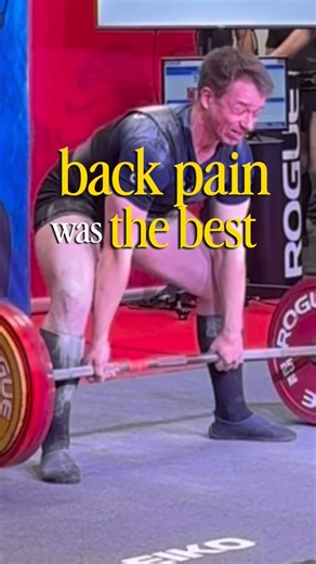 Back pain made me a better at powerlifting.