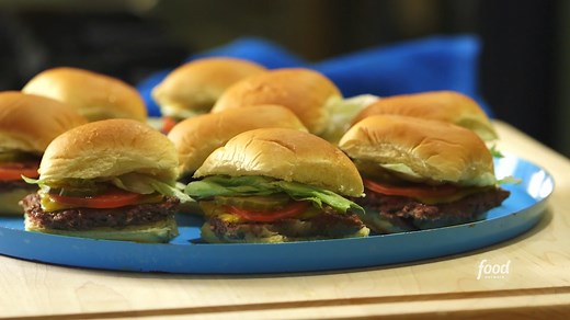 Beef Sliders for a Crowd 🍔 Get the recipe: https://foodtv.com/3PaOSgX | Food Network