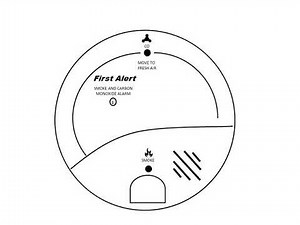 Animated: First Alert SC9120b low battery latch
