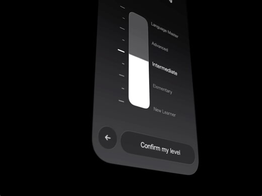Liquid Glass Vertical Slider Concept