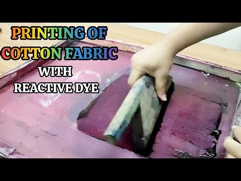 Printing of Cotton Fabric with Reactive Dye