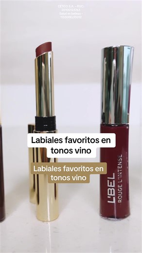Conoce los labiales favoritos en tonos vino 🍇🍷 #labiales #makeup #lips #LBEL