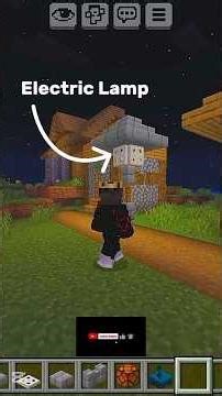 Electric Lamp in Minecraft Without Redstone 😱 | Creative Hack