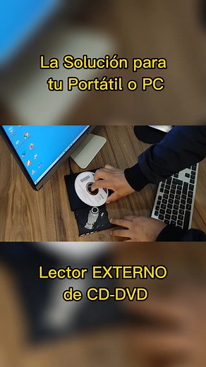 Lector EXTERNO de CD-DVD, Idela para tu Portátil o PC. | Leimor Tecnología
