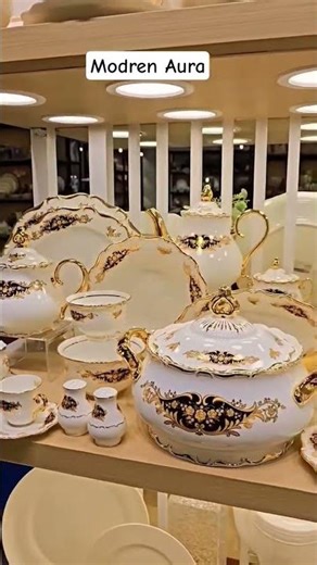 Classic Luxury Tea Set | Elegant Porcelain Cups & Teapot | European Royal Design 2025 #teaware