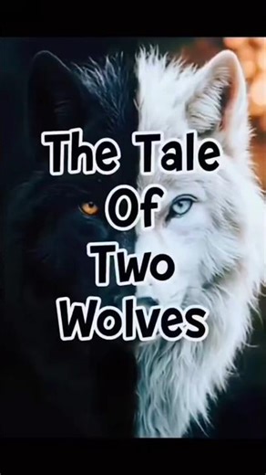 Tale of two wolves. #wisewords