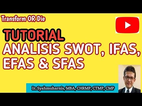 SWOT Analysis, IFAS, EFAS & SFAS I Transform OR Die