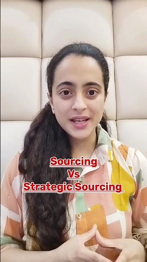 Sourcing Vs Strategic Sourcing! #supplychain #procurement #sourcing #contractmanagement