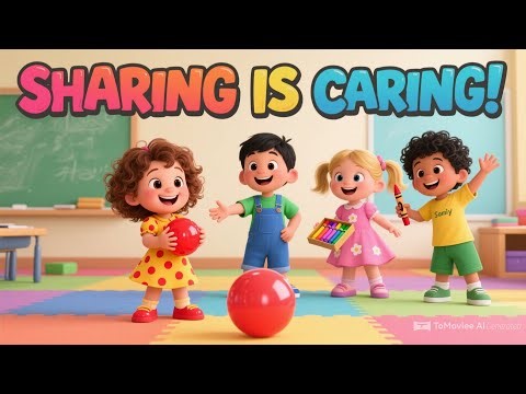 Sharing is Caring | Fun Kids Song About Sharing & Taking Turns