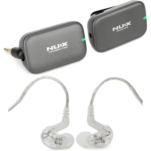 NUX B-7PSM Wireless In-ear Monitoring System with In-ear Monitors - 5.8GHz