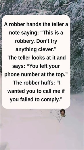Bank Robbery Note #jokes #quotes #comedy #laugh #funny #fun