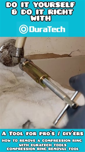 Do It Right with Duratech Compression Ring Removal Tool ‎⁨@DuraTech Store #diy #duratech #plumbing