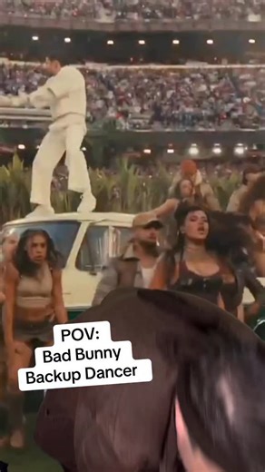 John Walsh on Instagram: "POV you’re a backup dancer for #BadBunny at #SuperBowlLX 🏈🇵🇷🐰 #badbunnyhalftime #SuperBowl #nfl"