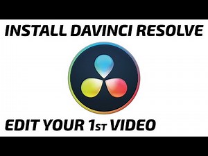 Install DaVinci Resolve 20 and Edit your first video - for Beginners