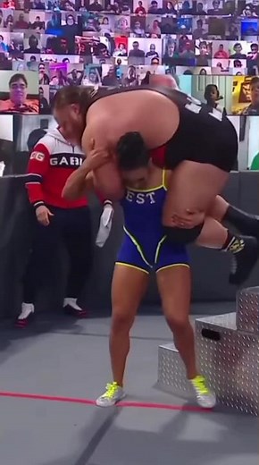 Women overpowering men wrestlers