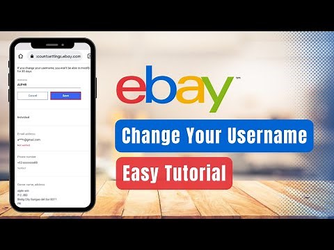 How to Change eBay Username !