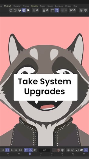 Maxon Cinema 4D on Instagram: "🎬 Our December release brings an enhanced Take System to #Cinema4D, making it easier than ever to create graphic variations with cleaner overrides and per-take control for faster animation workflows. 🎥 New camera view snapping lets you switch between perspective and orthographic views instantly so you can keep creating without missing a beat."