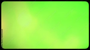 Green screen of a cathode ray tube television with flickering noise and light leaks. Perfect for overlays. Chromakey.