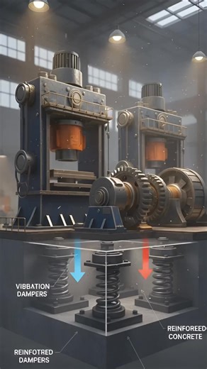 A vibration damper is a device used in machines to reduce or control unwanted vibrations generated during operation. It absorbs and dissipates vibratory energy, preventing excessive movement of components. Vibration dampers protect bearings, shafts, foundations, and structures from fatigue damage, reduce noise, improve machine stability, and increase equipment life. They are commonly used in rotating machinery, engines, compressors, turbines, and heavy industrial equipment. #fbpost2025reelsfypシ゚