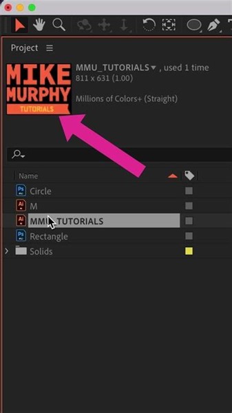 Transparency Grid Thumbnail Preview in #aftereffects