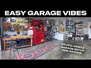 My Simple Garage Setup - Clean & Organized Workshop