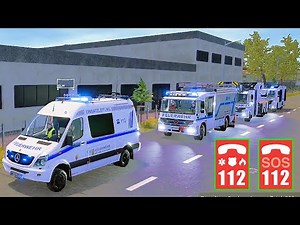 White Emergency Call 112 - Rapid Response Fire Brigade - The Fire Fighting Simulation 2