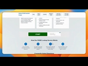 Find Your DUNS Number Lookup