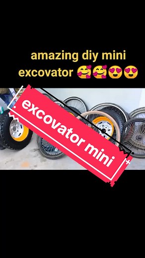 amazing diy excavator mini#diyproject #kelateytiktok #fypage #fypviral