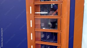 An Innovative Media Storage Solution with Clear Compartments for Easy Access and Display. Media