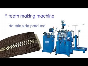 How to make metal zipper? zipper machine, zipper making machine