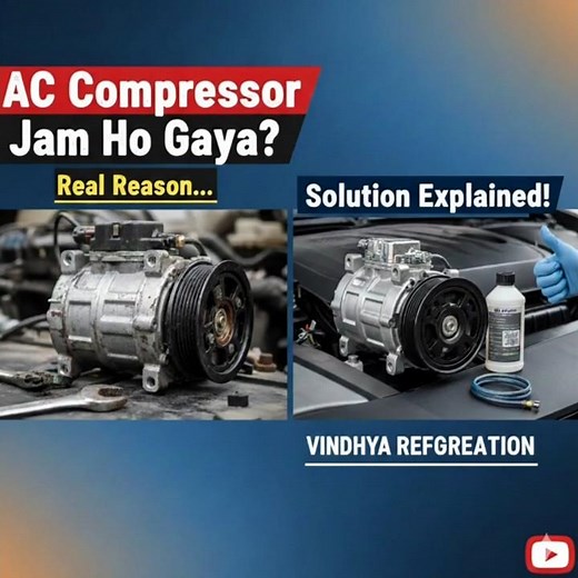 Car AC Compressor Jam Ho Gaya? Real Reason & Solution Explained.