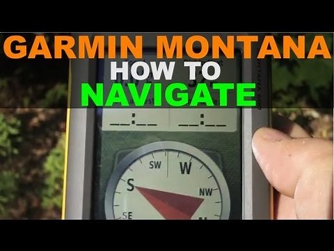Garmin Montana 600 - How to Navigate Waypoints