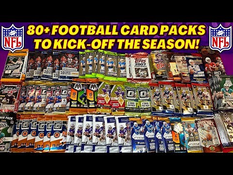 *OPENING 80+ FOOTBALL CARD PACKS TO KICK-OFF THE 2024 NFL SEASON!🏈 TONS OF NICE PULLS!🔥